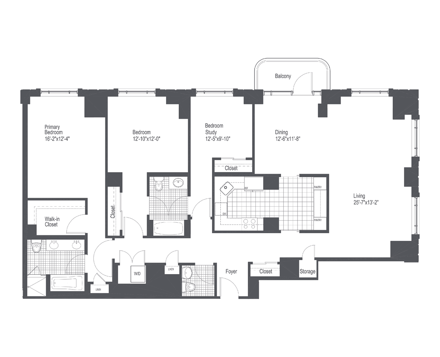 Luxury Apartment Floor Plans | The Colonnade Residences